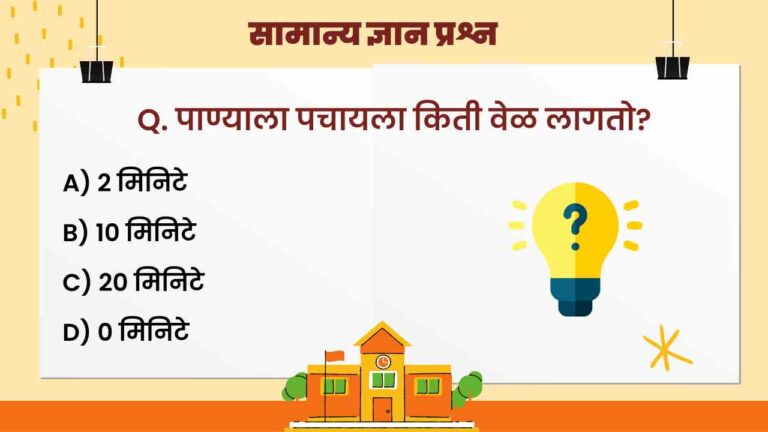 [250+] GK Questions in Marathi with Answers | Samanya Gyan Marathi 2024 ...
