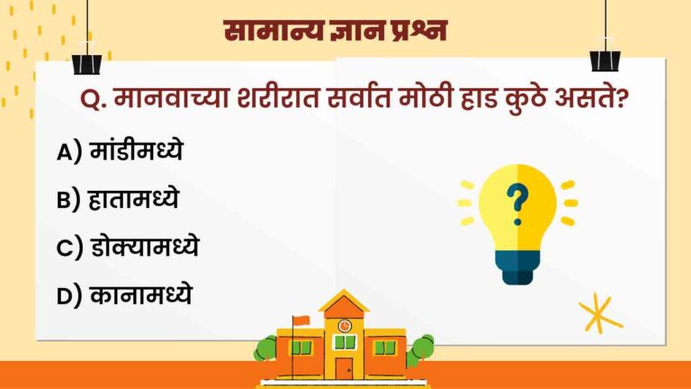 [250+] GK Questions in Marathi with Answers | Samanya Gyan Marathi 2024 ...