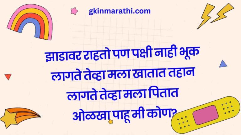 मराठी कोडी व उत्तरे | Marathi Kode | Marathi Kode with answer - Gk in ...